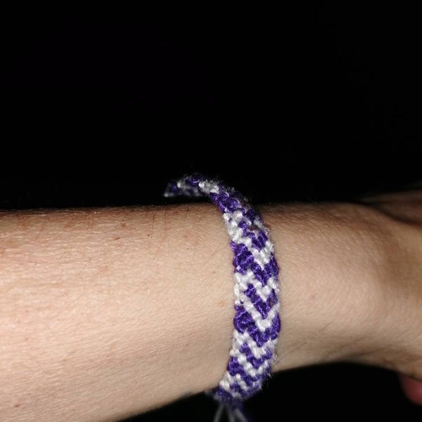 Handmade Personalised/custom Embroidery Bracelet | 12 Hearts Design ...