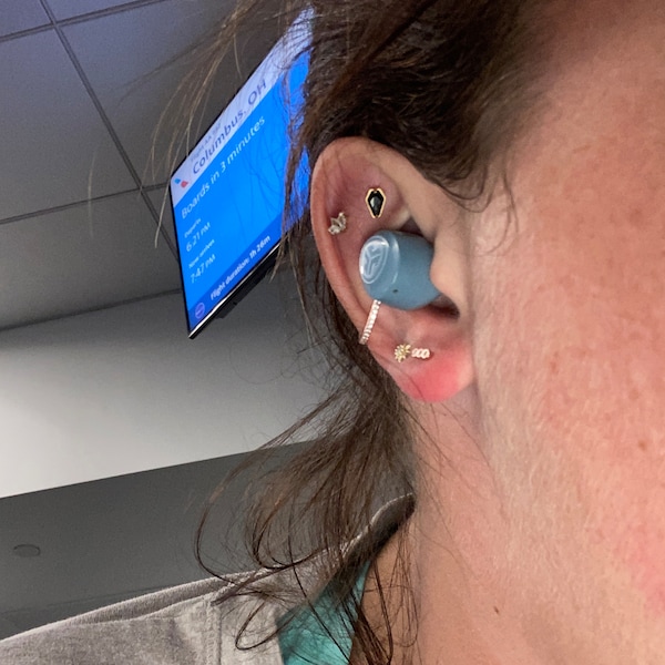 Huggie Hoop Earrings • Paved Clicker Hoops • Cartilage Hoop • Rook Hoop ...