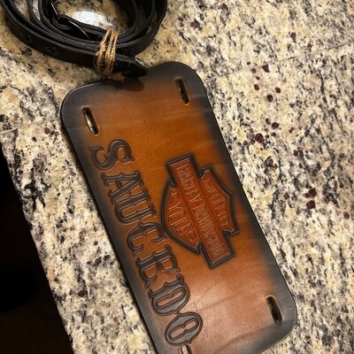 Handmade Leather Keychain ,key Case, Leather Pouch, Embossed ...