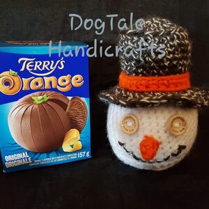 Chocolate Orange Snowman Crochet Pattern - Etsy