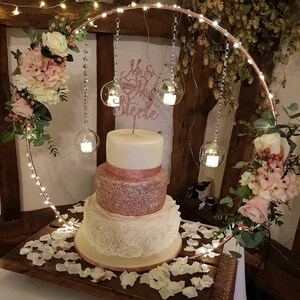 Mesh 1in cake stands and treat displays. Industrial Style | Etsy