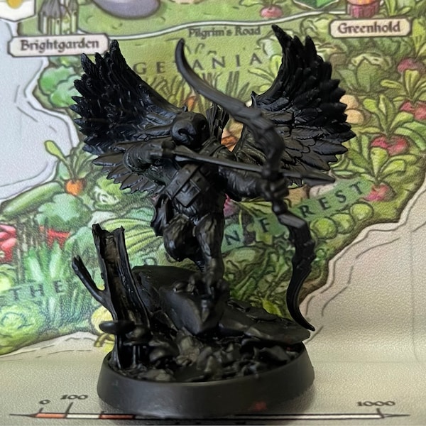 Owlin Archer Miniature Aarakocra Warrior Ranger Mini Dungeons and ...