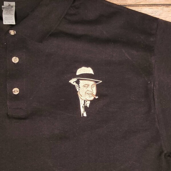 Al Capone Machine Embroidery Design. 6 Sizes. Gangster Embroidery ...