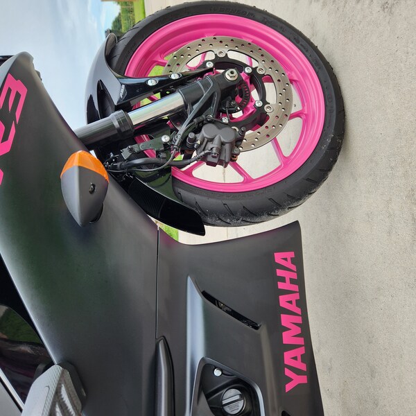 Yamaha Logo Vinyl Decal R6 R1 R1M YZF R3 YZF R1 Yamaha Decals Any Color ...