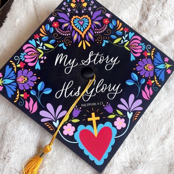 Custom Graduation Cap | Hand-painted Graduation Cap | Graduation Cap ...