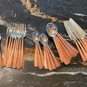 INOX Antique Copper Sundance Hostess Serving 4 Pc. Set | Etsy