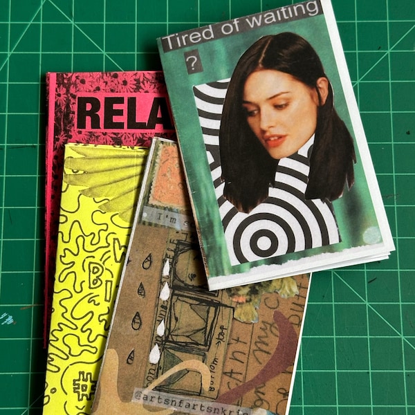 Collage Mini Zine Kit - Etsy