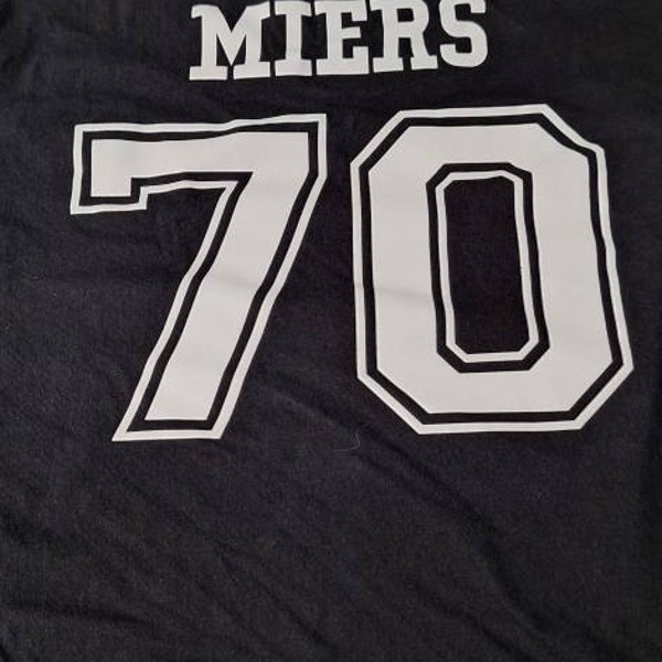 Custom Football Team Name and Number Shirt, Gift for Football Team ...