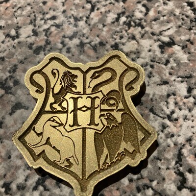 Wizard Crest Engraved Silicone Mold, Silicone Mold, Silicone Mold Resin ...