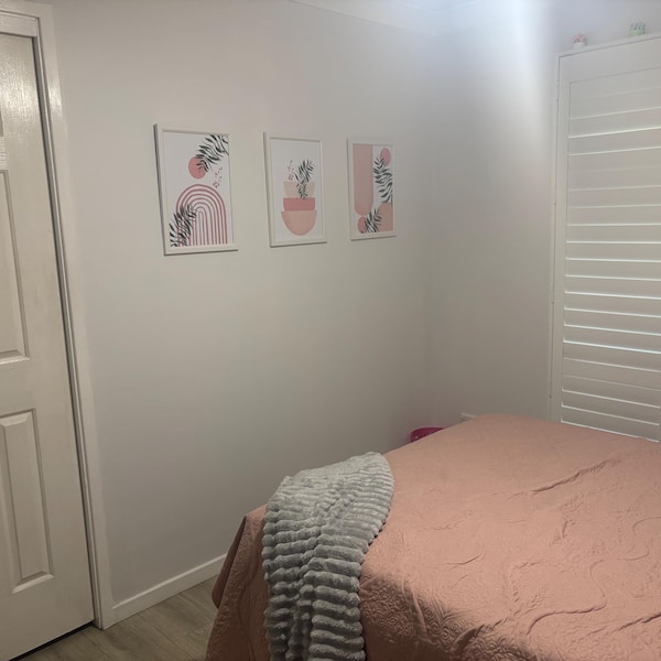 Abstract Print Set of 3, Green Printable Wall Art, Hallway Poster Set ...