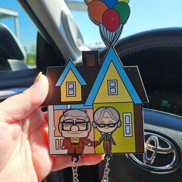 High Quality Handmade Acrylic UP Keychain - Etsy