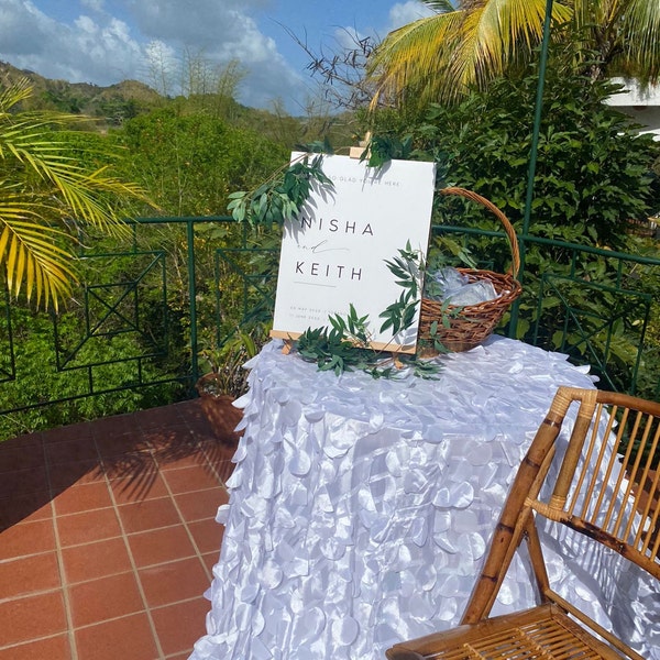 Minimalist Wedding Welcome Sign Template, Modern Welcome Wedding Sign ...