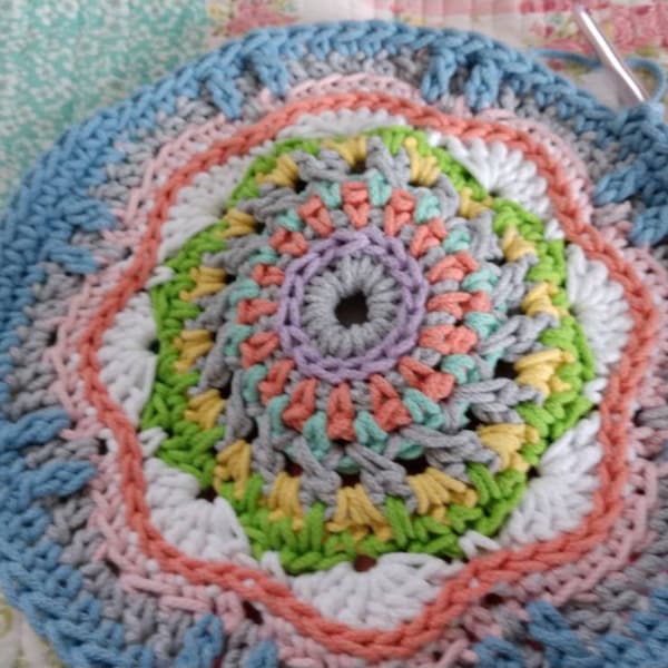 Crochet Pattern BOHO RUG Bobbiny Cord by Atergcrochet - Etsy Canada