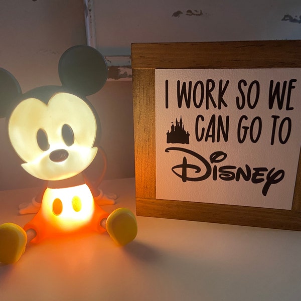 Disney Decor, Disney Addict Decor, Disney Inspired Desk, Disney Lover ...