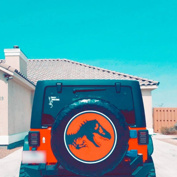 Jurassic Park T-rex Tire Cover - Etsy