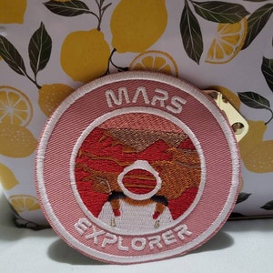 Mars Explorer Embroidered Patch Iron-on/sew-on Custom - Etsy