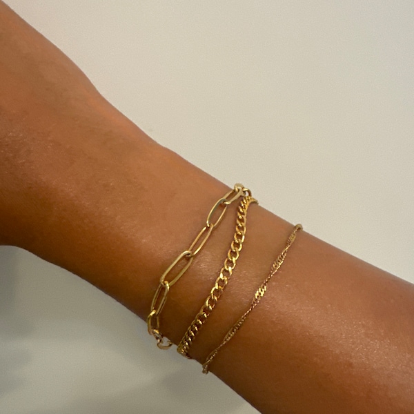 Gold Filled Chain Anklet, Waterproof Anklet, Non Tarnish, 10inch, 11 ...