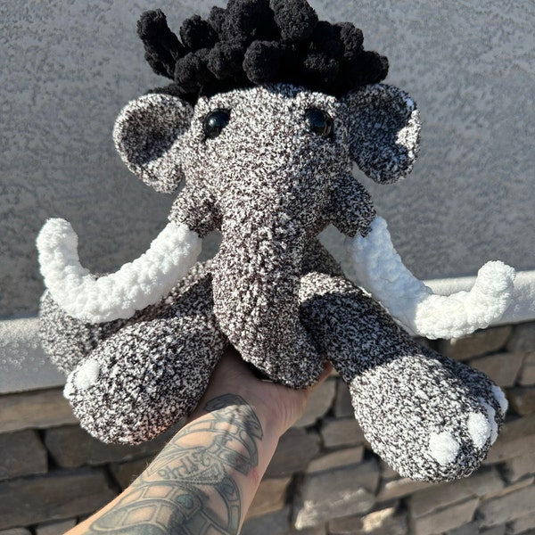 Woolly Mammoth Crochet Pattern PDF Instant Download - Mortimer - Etsy