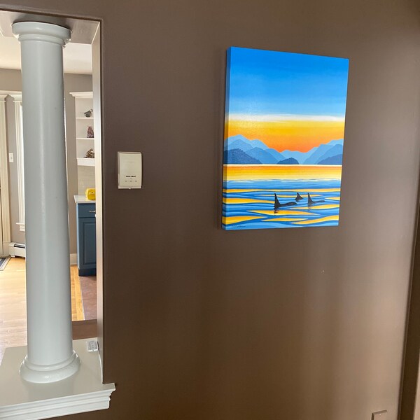 18x18 Inch Original Painting by Monica Morrill. Contemporary Fine Art ...