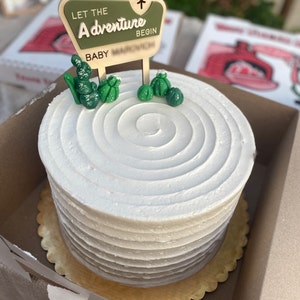 Handmade Edible Fondant RV Camping Cake Topper Set - Etsy