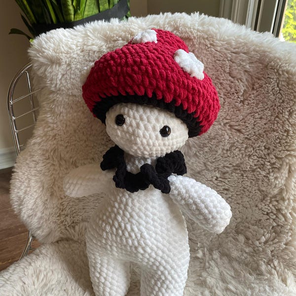 Mushroom Guy Crochet Pattern: Amigurumi Doll With Hat (PDF Pattern) - Etsy