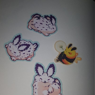 Sea Bunny Vinyl Sticker - Etsy