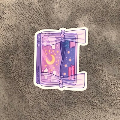 Dreaming Window Aesthetic Cute Vinyl Sticker - Etsy