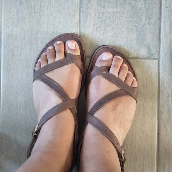 Khaki Gladiator Sandals for Men, Ancient Roman Gladiator Sandals Form ...