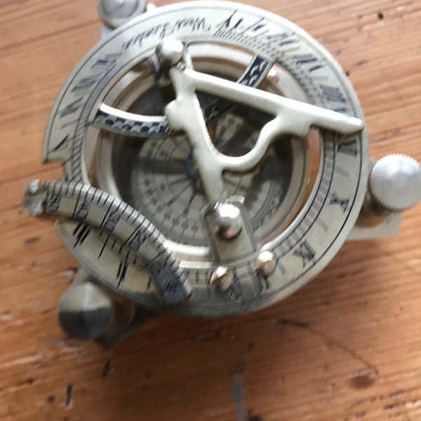 Solid Brass British Prismatic Engineer's WW2 Compass Replica Antique ...