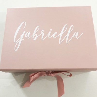 Personalized Luxury Name Gift Box Bridesmaids Proposal - Etsy