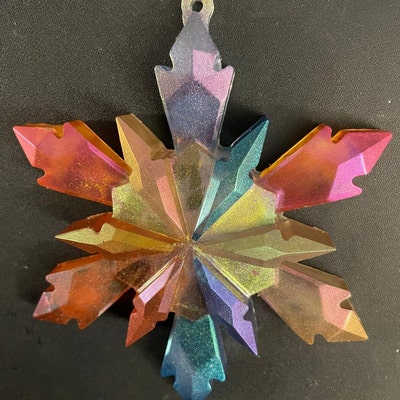 Large Ice Crystal Snowflake Mold,snowflake Mold for Car Decoration ...