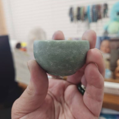 Jade Bowl Healing Crystal Jade Gemstone Bowl - Etsy