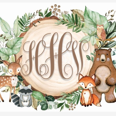 EDITABLE Greenery Woodland Baby Shower Welcome Sign. Rustic Forest ...