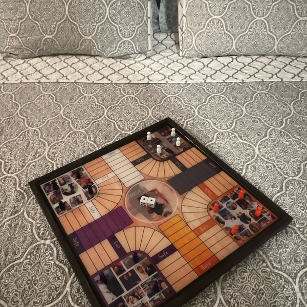 Parcheesi Board for 4 Players - DOMINICAN REPUBLIC BOARD. Hand Made ...