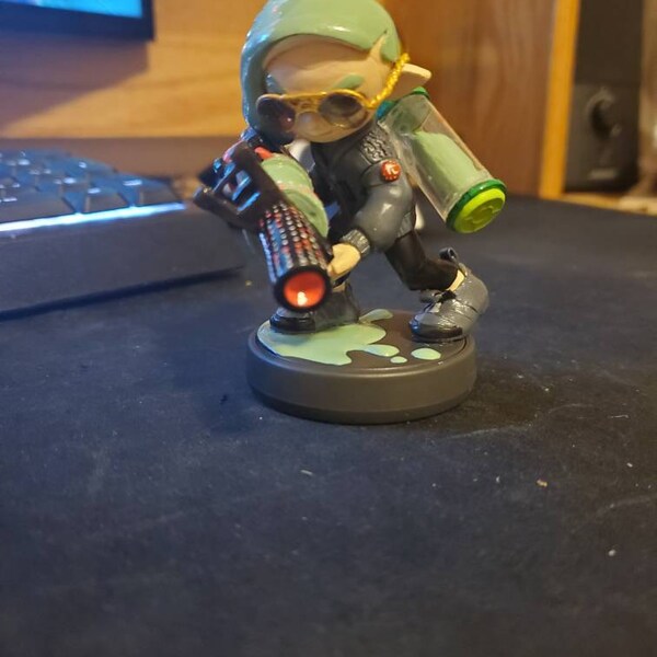 Custom Splatoon Amiibo Purple Inkling Boy Amiibo - Etsy