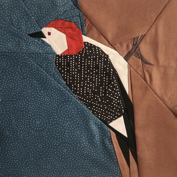 Female Cardinal Paper Piecing Pattern - Etsy