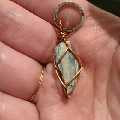 Raw, Natural Crystal Key Chains/pet Collar Charms You Choose the ...