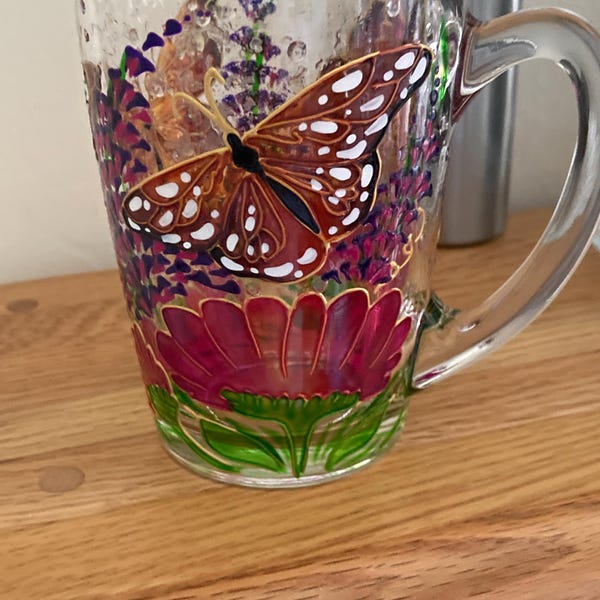 Monarch Butterfly Mug, Handmade Mothers Day Gift, Personalized ...