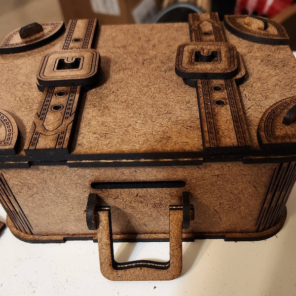 Acancia Suitcase for Laser Cutting/template for Cnc Laser/suitcase Box ...