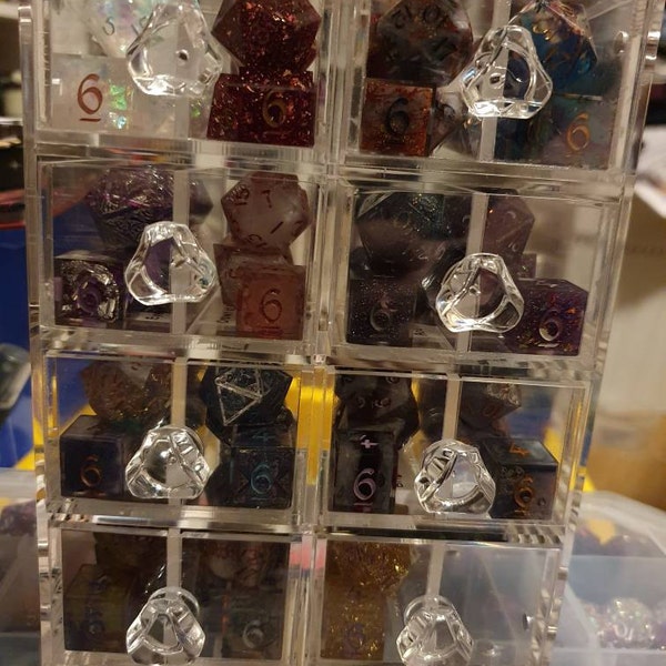 Dice Archive: Display Storage Case for Dice DND Dice Sets Dice ...