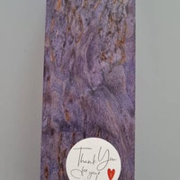 Amber Color. Stabilized Karelian Curly Birch Wood. - Etsy Canada