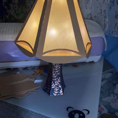 3D SVG Table Lamp Digital Download - Etsy