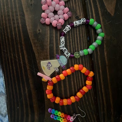 Mario Kart Inspired Huge CUSTOM 3D Rotating Kandi Cuff Bracelets With ...