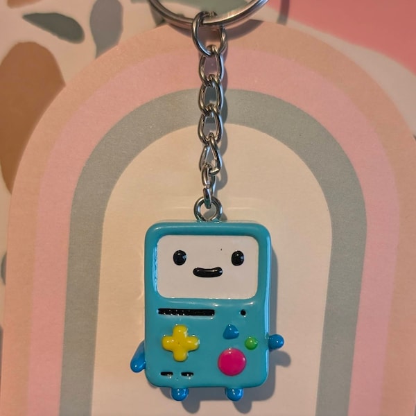 Adventure Time Inspired BMO Keychain - Etsy