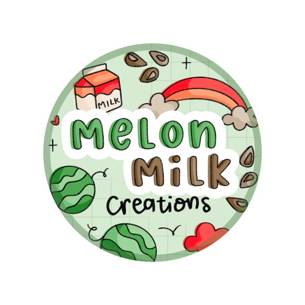 Custom Cute Cartoon Hand-drawn Shop Banner | Twinklysigns Logos - Etsy