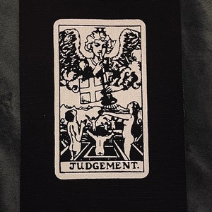 The Tower Tarot Card Back Patch // Tarot Patch // Tarot Backpatch ...