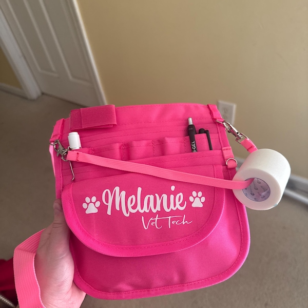 Custom Vet Tech Fanny Pack, Vet Tech Tool Belt, Vet Tech Organizer Belt ...