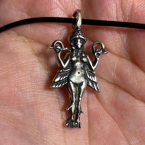 Goddess Cat BASTET EGYPT, Egyptian Amulet, Charm Pendant, Handmade ...