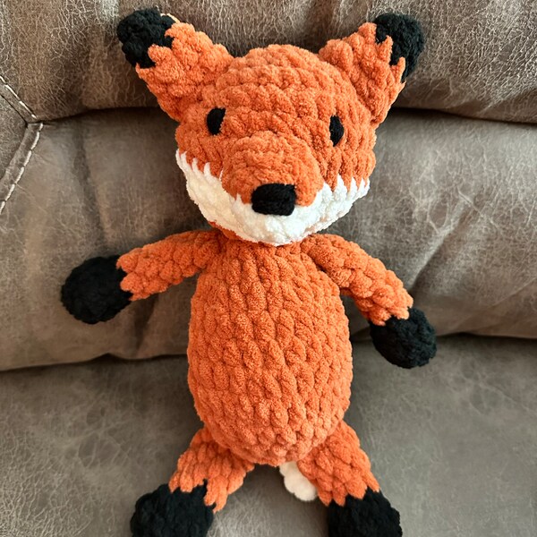 Pattern: Fergus the Fox Crochet Snuggler (PDF Pattern) - Etsy