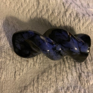 Ceramic Hand Painted Smoke Stone Yellow Peace Sign Hand Rolled | Etsy